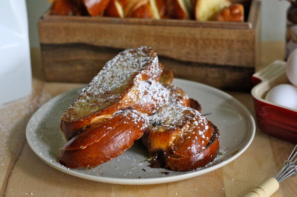 Nutella-Stuffed Challah French Toast | cait's plate